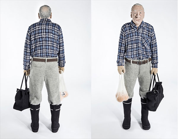 Surreal Photos of People Posing With Their Life-Size Crochet Double ...