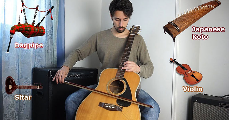 Imitating Instruments on a Guitar Without Pedals or Special Effects ...