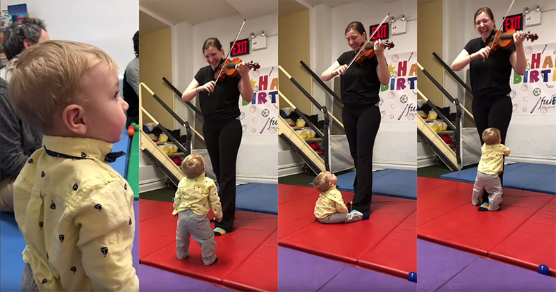 This Baby’s Reaction to Hearing a Violin for the First Time Made My Day ...