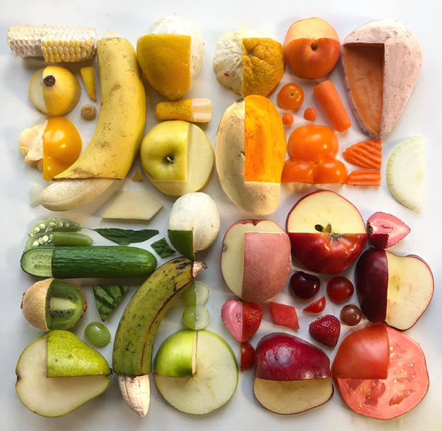 21 Delicious Geometric Food Gradients by Artist Adam Hillman ...