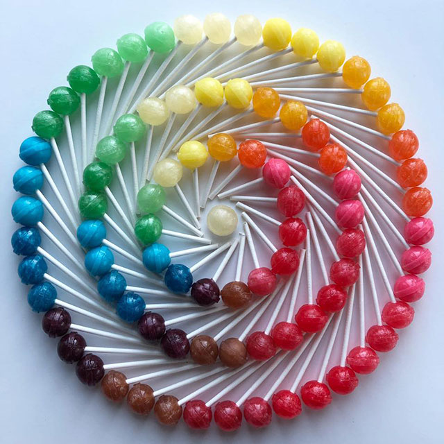 21 Delicious Geometric Food Gradients by Artist Adam Hillman ...
