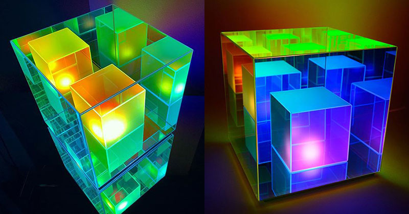 These Infinity Cube Lamps are Incredible (15 Photos) » TwistedSifter