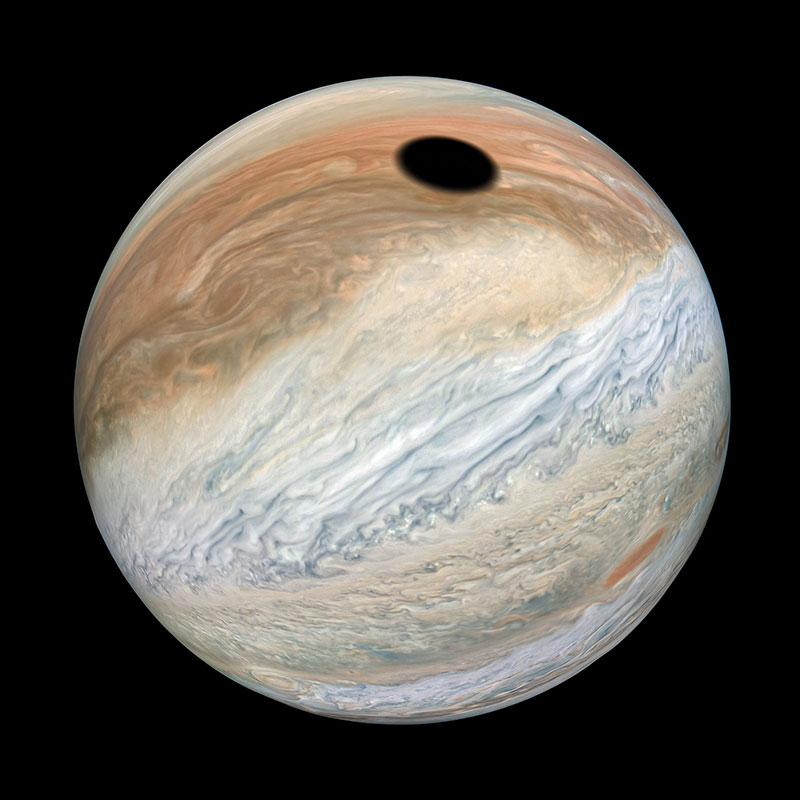 A Solar Eclipse on Jupiter - TwistedSifter