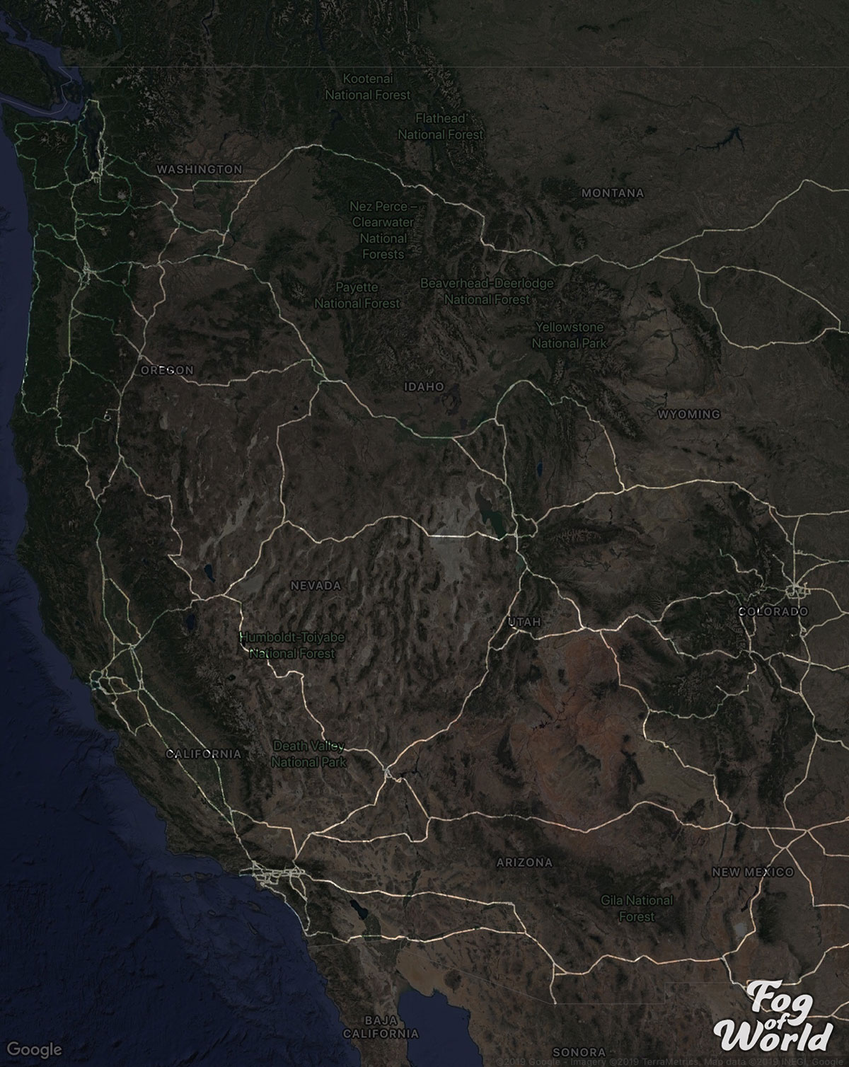 A Truck Driver Recorded His Travels Since 2012 and Mapped the Results ...