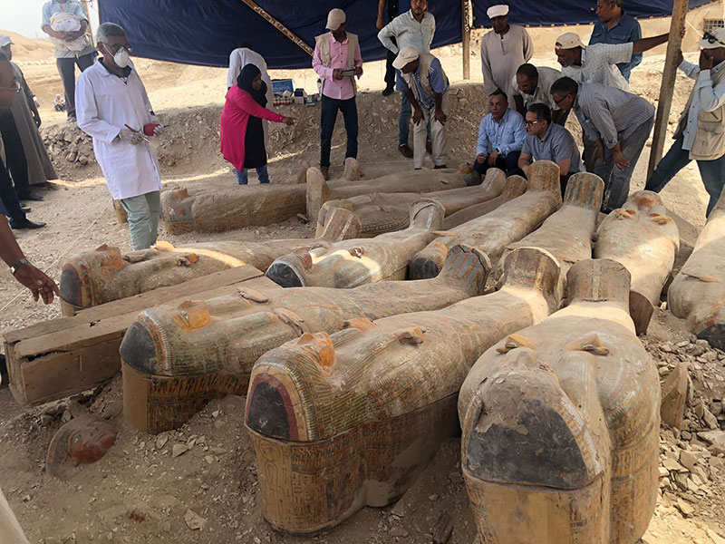 30 Ancient Coffins from 3,000 Years Ago Discovered in Luxor, Egypt ...