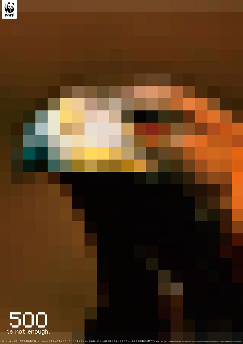 Populations of Endangered Species Depicted by the Number of Pixels ...