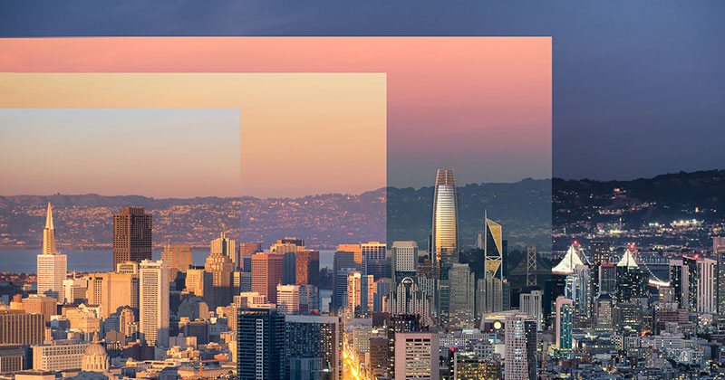 A Sunset Photo of San Francisco That Shows the Passage of Time ...