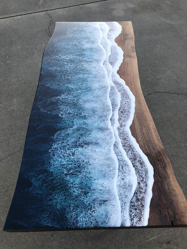 These Live Edge Ocean Shore Coffee Tables are Incredible (18 Pics ...