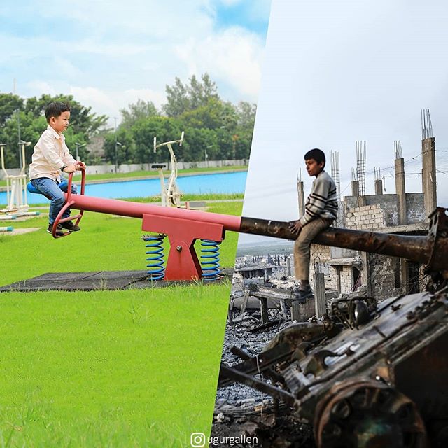 25 Jarring Photo Collages of People That Live Completely Different ...