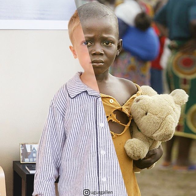 25 Jarring Photo Collages of People That Live Completely Different ...