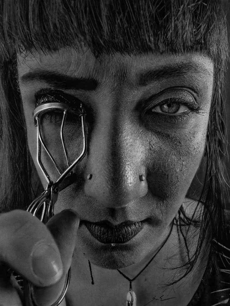 These Hyperrealistic Charcoal Portraits by Dylan Eakin are Incredible ...