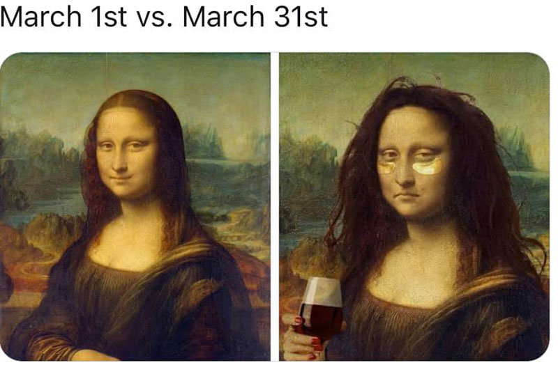 These “March 1 vs April 1” Posts Perfectly Capture How Intense the Last ...