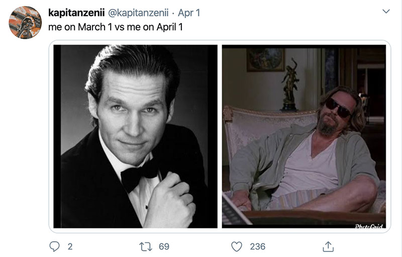 These “March 1 vs April 1” Posts Perfectly Capture How Intense the Last ...