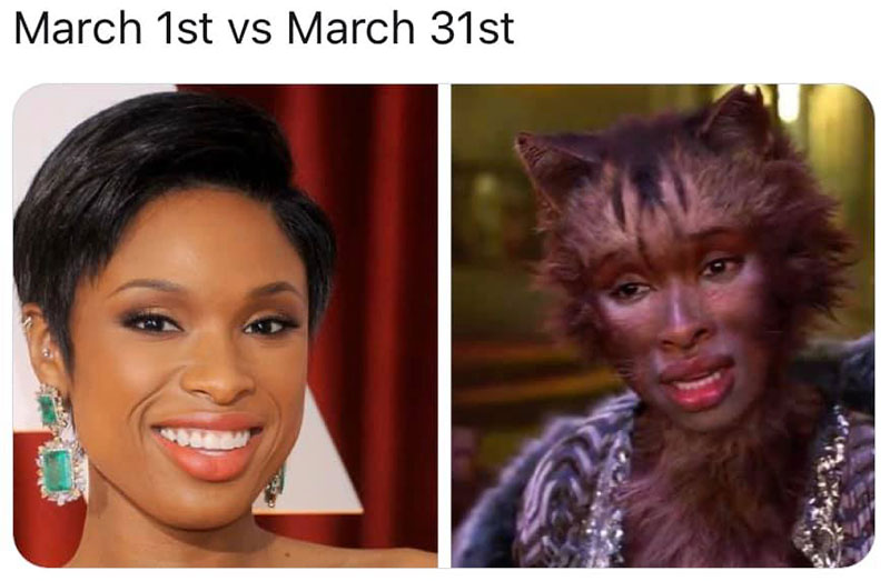 These “March 1 vs April 1” Posts Perfectly Capture How Intense the Last ...