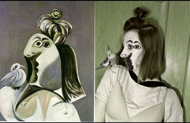 People Stuck at Home are Recreating Famous Paintings and It’s Awesome ...