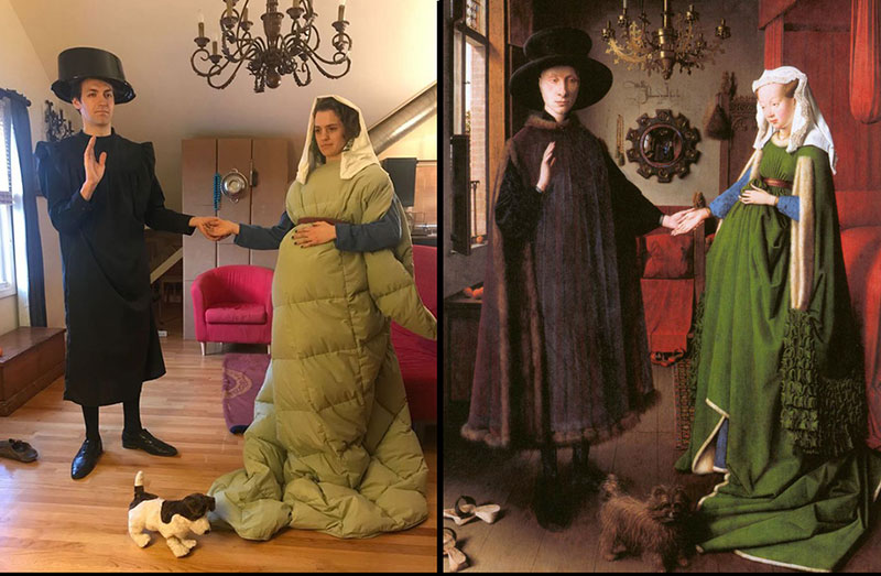 People Stuck at Home are Recreating Famous Paintings and It’s Awesome ...