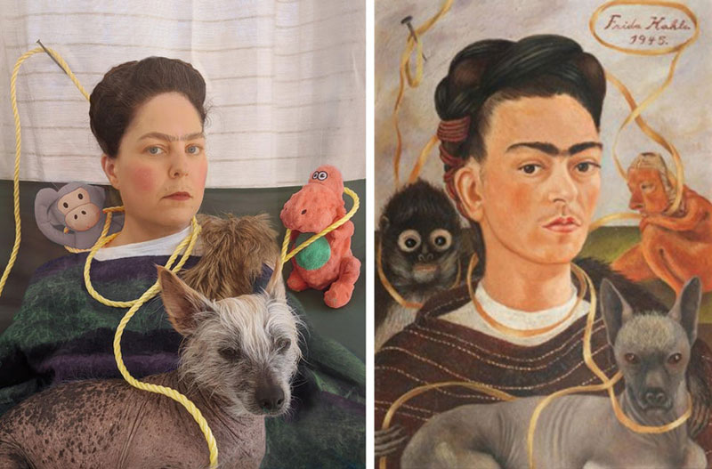 People Stuck at Home are Recreating Famous Paintings and It's Awesome ...