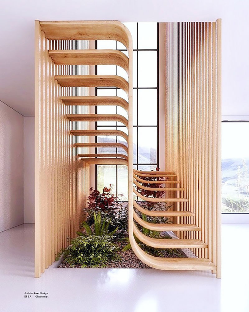 These Floating 'Duplex Stairs' by Eisa Ghasemian are Stunning ...
