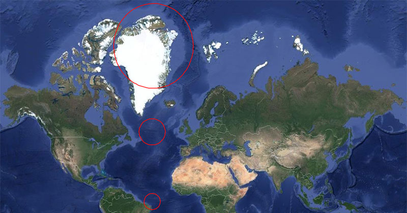 Every Circle on This Map Has the Same 500 Mile Radius » TwistedSifter