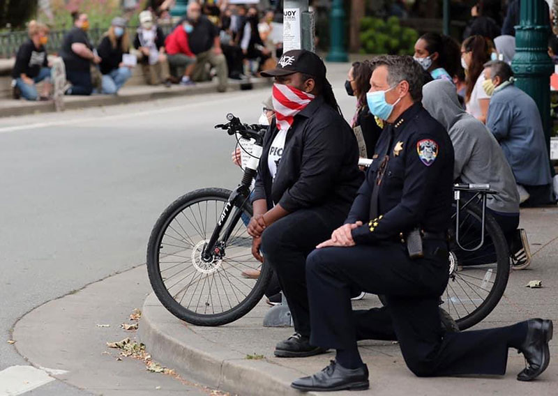 Across the Country, a Few Brave Police Officers are Standing in ...