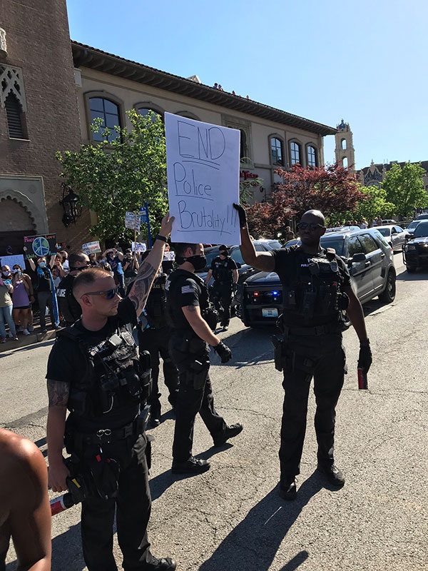 Across the Country, a Few Brave Police Officers are Standing in ...
