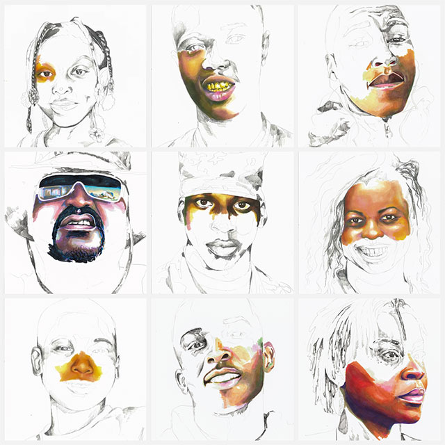 Artist Channels Grief Into Unfinished Portraits Where 1 Year of Life ...