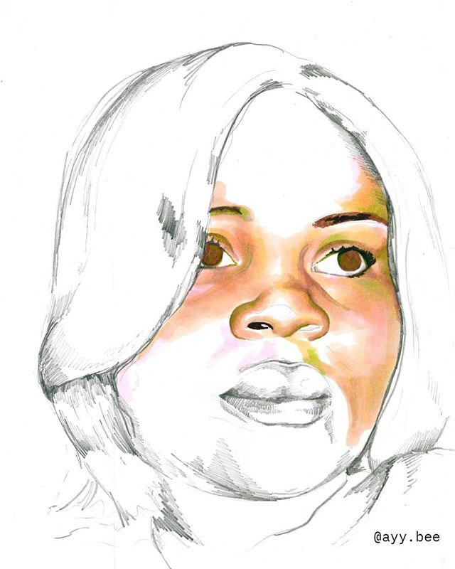 Artist Channels Grief Into Unfinished Portraits Where 1 Year of Life ...