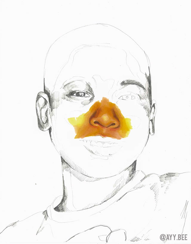 Artist Channels Grief Into Unfinished Portraits Where 1 Year of Life ...