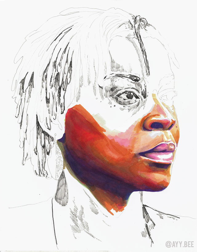 Artist Channels Grief Into Unfinished Portraits Where 1 Year of Life ...
