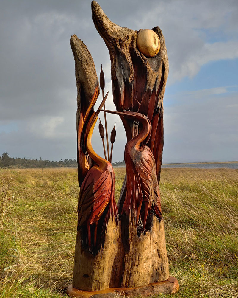 Jeffro Uitto Uses Driftwood to Make the Most Amazing Animal Sculptures ...