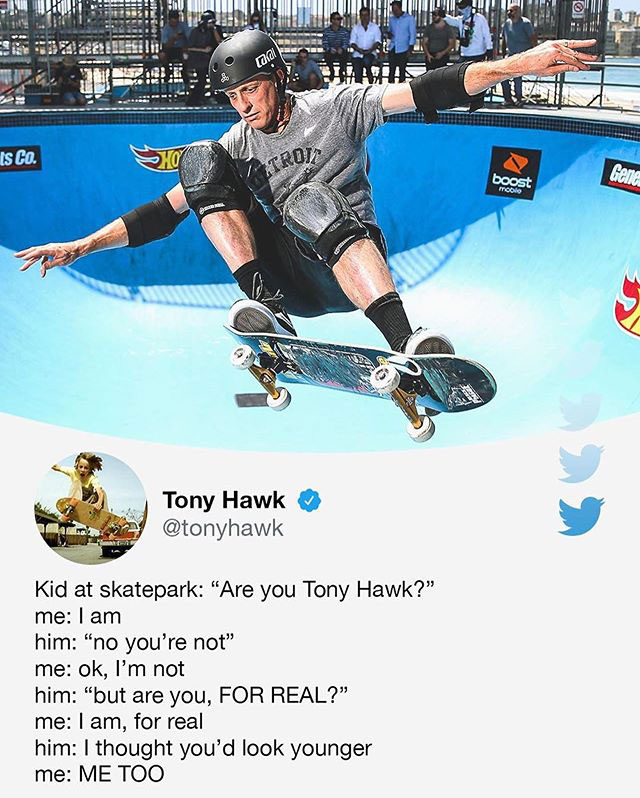 Tony Hawk's Twitter Stories of His Random Encounters are Delightful ...