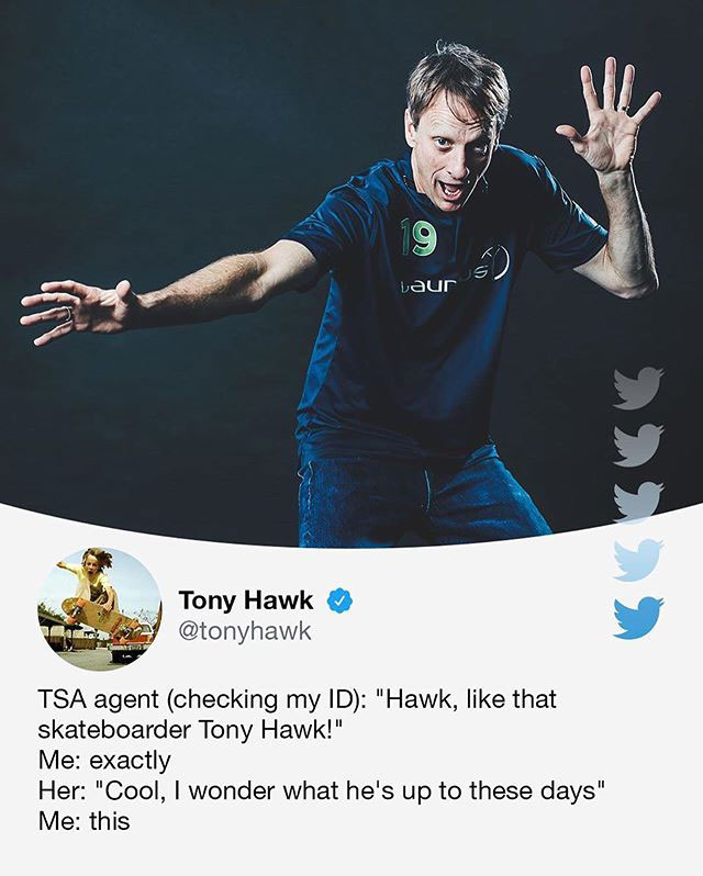 Tony Hawk’s Twitter Stories of His Random Encounters are Delightful ...