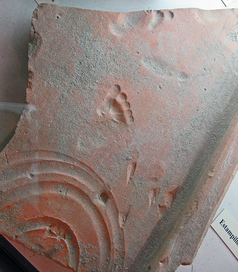 The Footprint of a Roman Toddler Has Been Preserved on this Tile for ...