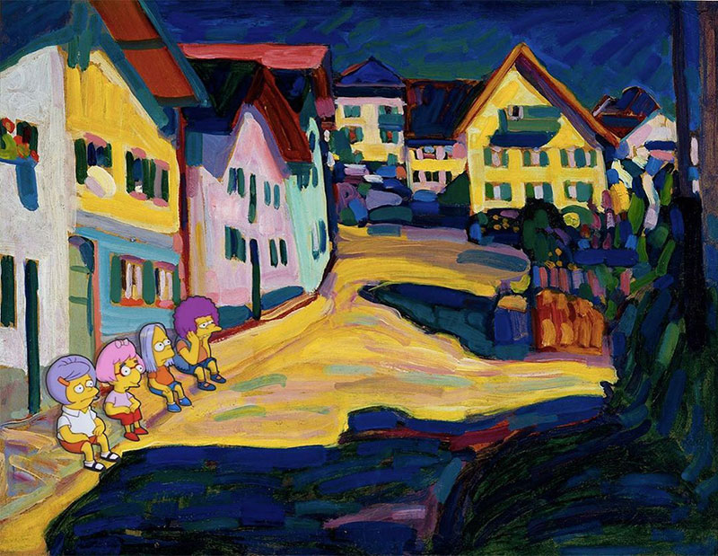 An Introduction to Fine Art Through Funny Simpsons Mashups » TwistedSifter