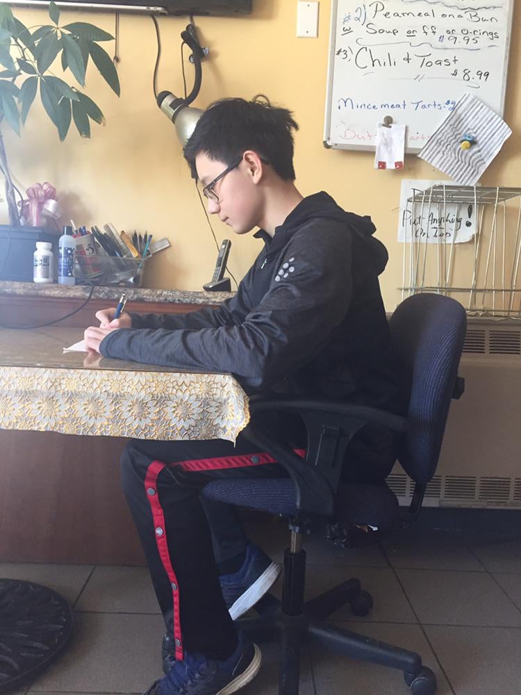 Talented Teen Draws 7 Levels of Recursive Self Portraits » TwistedSifter