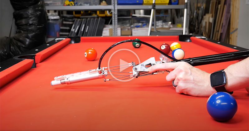 This Guy Built an Automatic Pool Cue and Gave It a Brain to Eventually ...