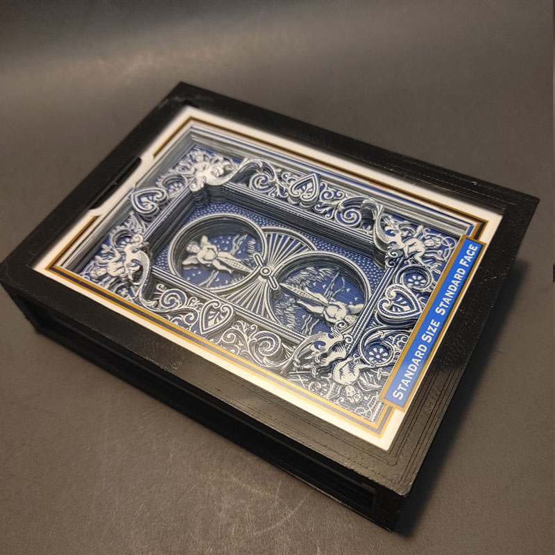 A 3D Card Sculpture Made by Carefully Cutting and Stacking an Entire ...