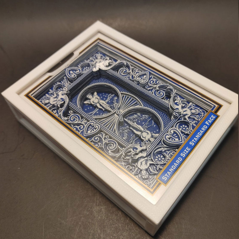 A 3D Card Sculpture Made by Carefully Cutting and Stacking an Entire ...