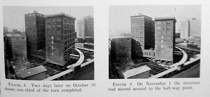 In 1930 the Indiana Bell Building was Rotated 90° While Everyone Inside ...