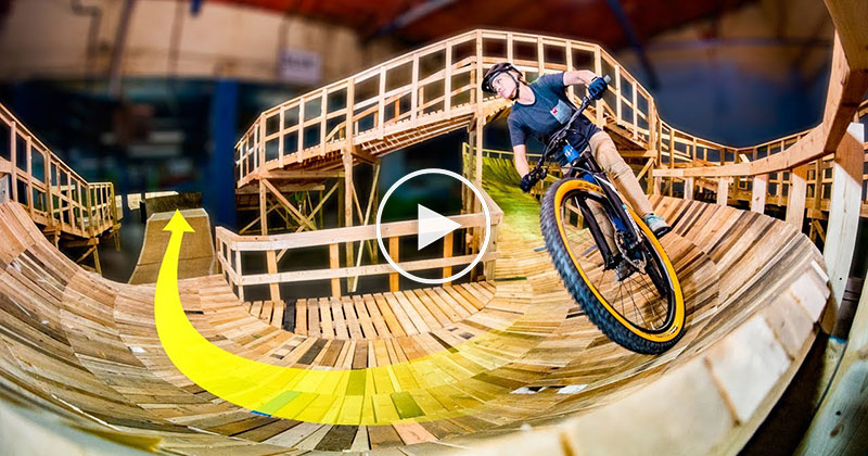 An Amazing POV Ride Through the World’s Longest Indoor MTB Trail ...