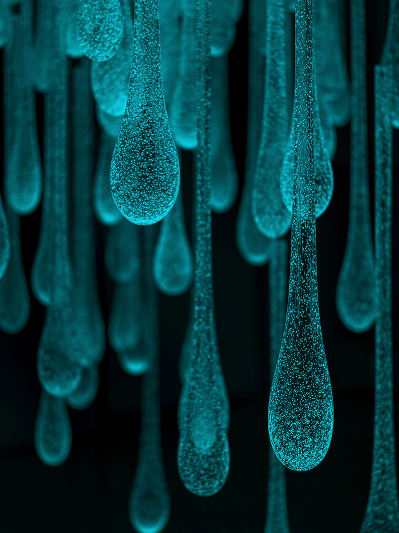 Phosphorescent Glass Sculptures Illuminate in Presence of People ...