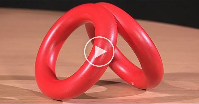 Take a Minute and Enjoy the Elegant Simplicity of this Rolling Rings ...