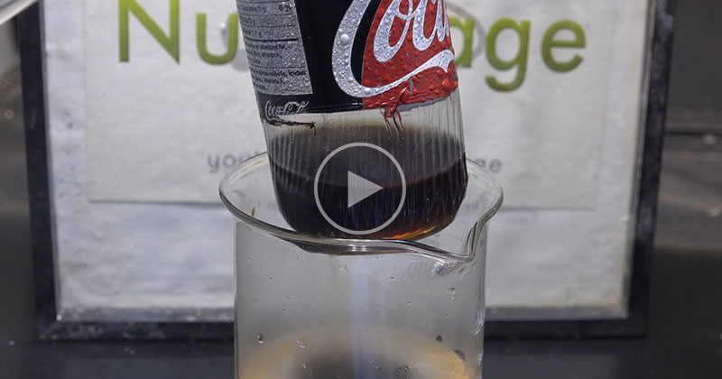 Guy Reveals Thin Plastic Liner Inside Pop Cans » TwistedSifter