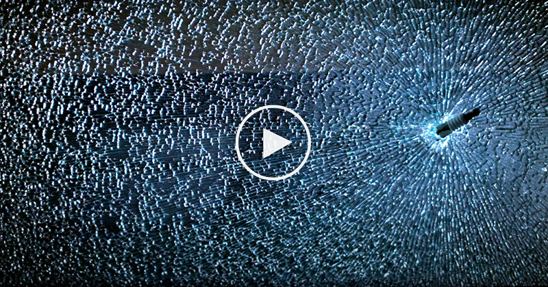 Spark Plug vs Car Window at 800,000 fps » TwistedSifter
