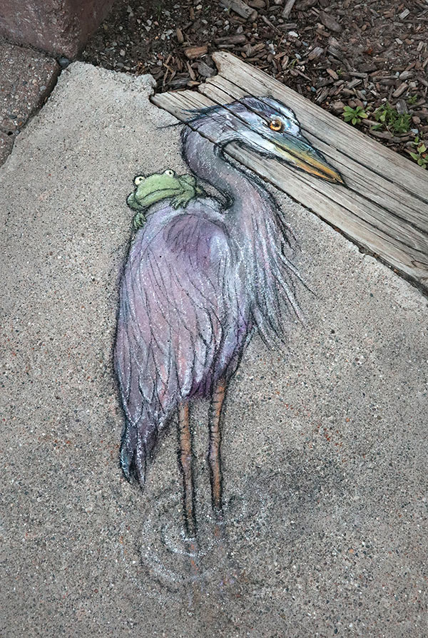 David Zinn Draws Tiny Chalk Art Throughout Ann Arbor and Its the Best ...