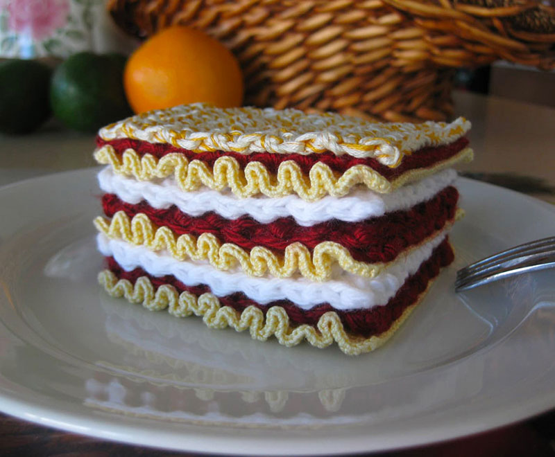These Crocheted Pasta Dishes are Simply Delightful - TwistedSifter