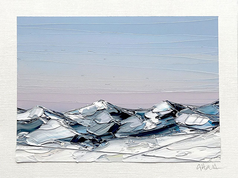 Textured Landscapes: Beautiful Palette Knife Paintings by Georgia Hart ...