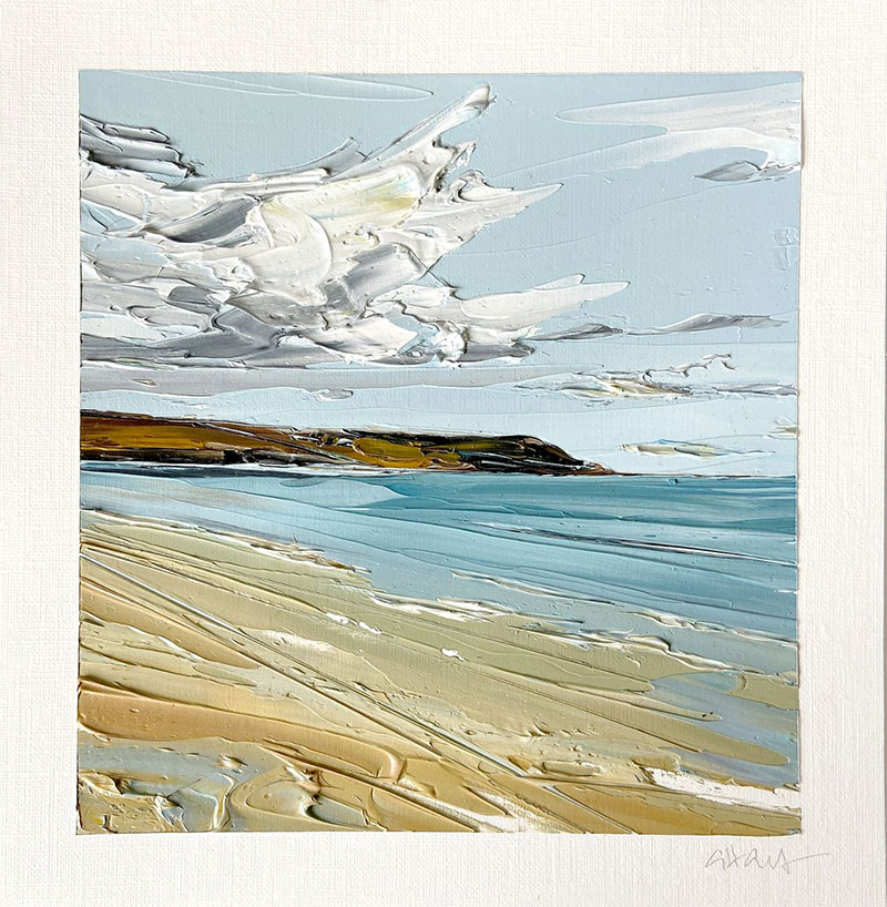 Textured Landscapes: Beautiful Palette Knife Paintings by Georgia Hart ...