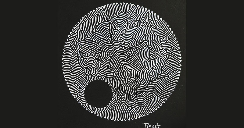 3 Circles (1 Hidden) Drawn With a Single Continuous Line by Tyler Foust ...
