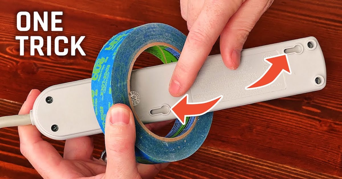This Simple Trick For Mounting Power Strips Is a Game Changer ...
